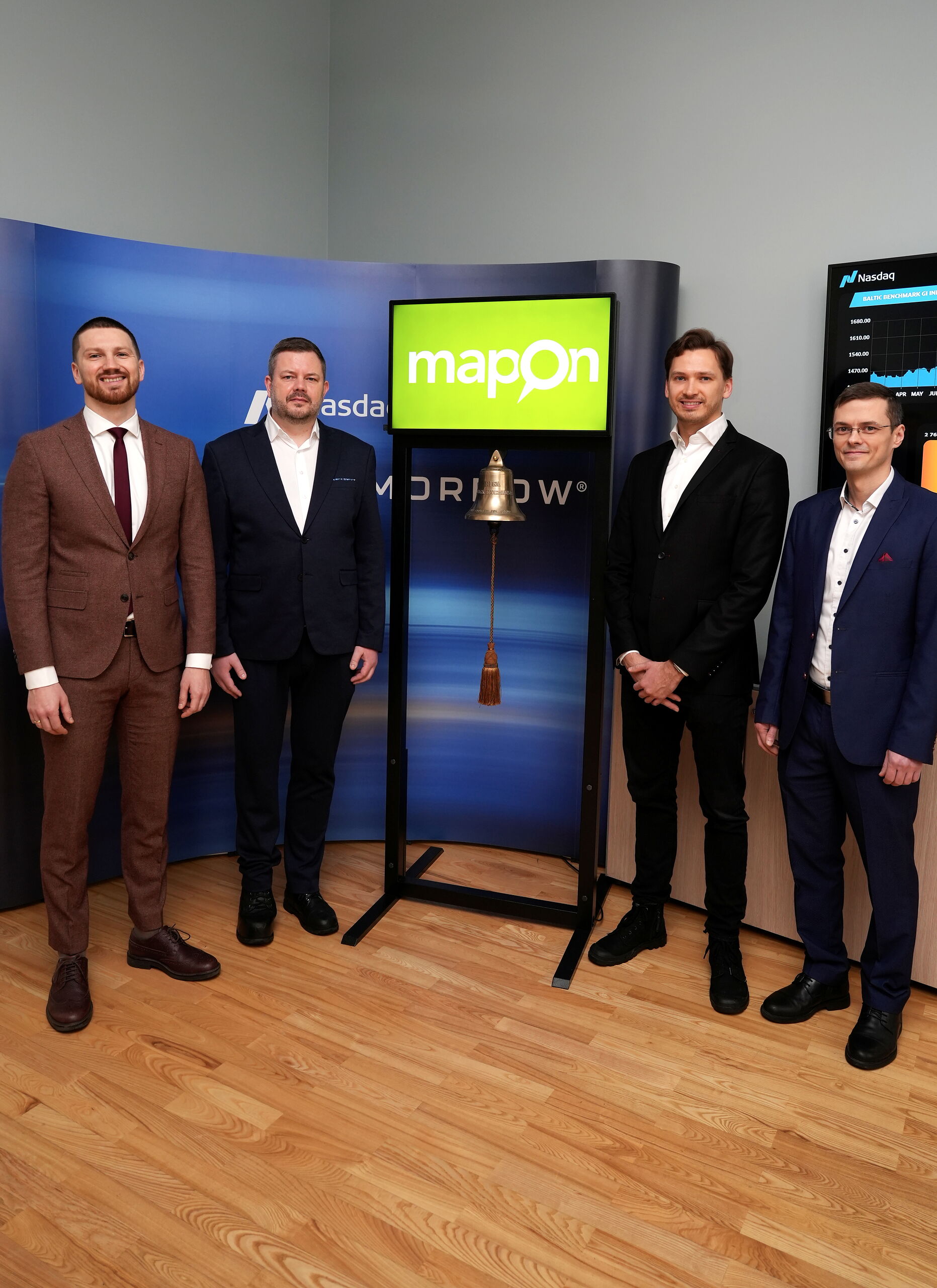 Mapon bonds start trading on the Nasdaq stock exchange | COBALT